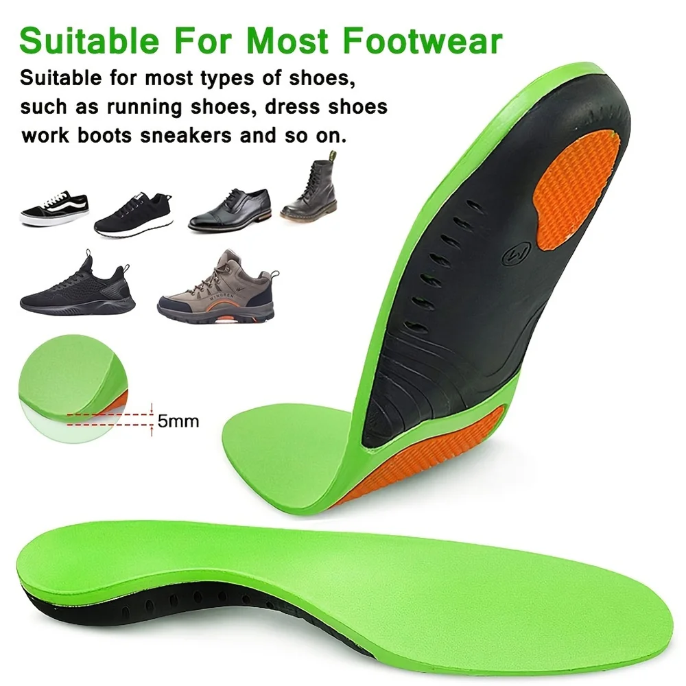 Orthopedic-Shoe-Insole-With-X-o-Leg-Correction-And-Flat-Arch-Support ...