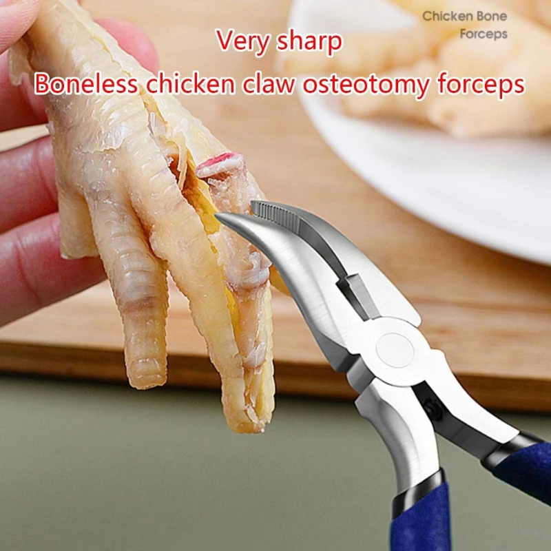 Chicken-Feet-Boneless-Pliers-Bone-Shaving-Scissor-Clip-Stainless-Steel ...