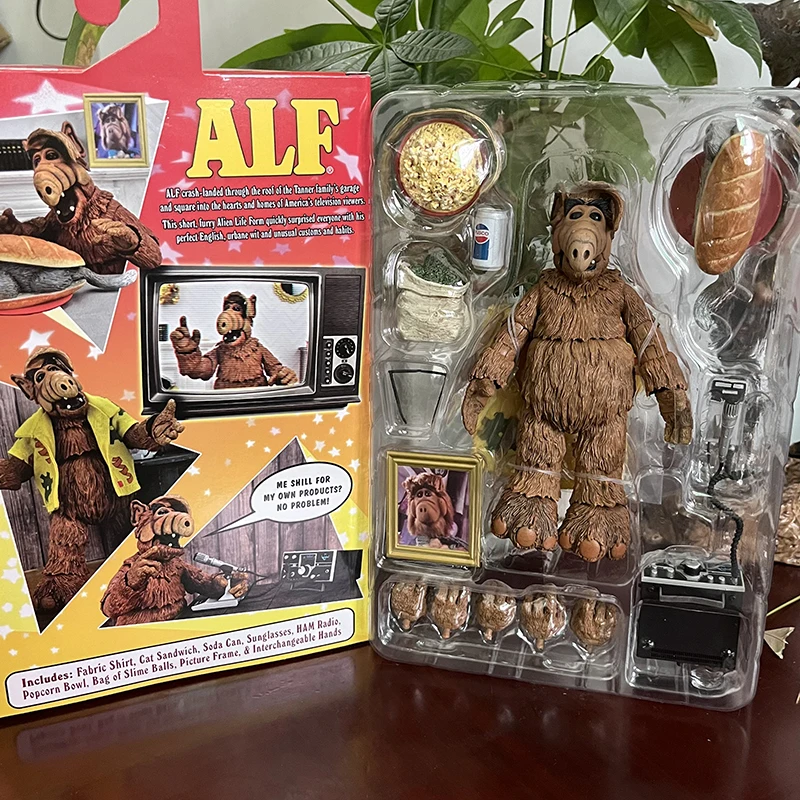 NECA-figura-de-acci-n-Original-Ultimate-Alien-Life-Form-ALF-modelo-de ...