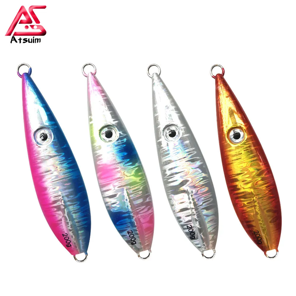1PC-250g-Luminous-Sinking-Falling-Jigging-Lure-Hard-Bait-Slow-Metal-Jig-Fishing-Lure-Fishing ...