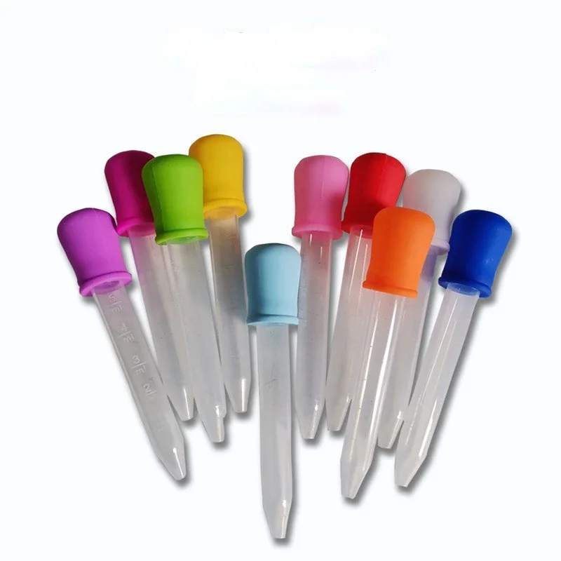 5ml-Small-Silicone-Plastic-Pipette-Dropper-Feeding-Medicine-Liquid-Eye ...