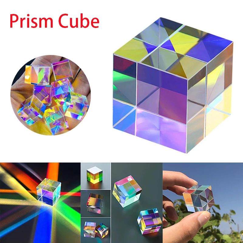 Prism-Cube-Science-Optical-Dichroic-Glass-X-Cube-Hexahedral-Prism-Home ...