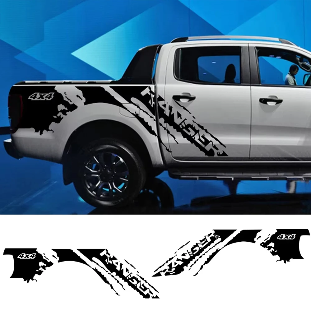 Pegatinas de coche Pickup 4x4 para Ford Ranger F-150, calcomanías ...