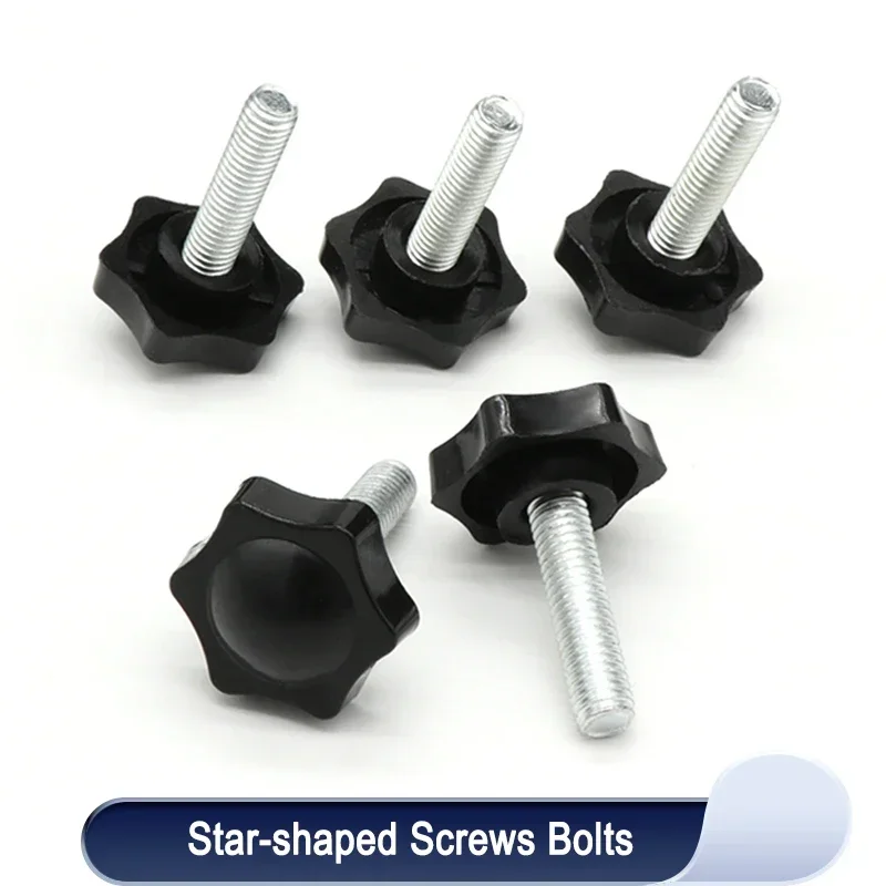 5-10pcs-M4-M5-M6-M8-M10-M12-Hand-Knob-Screws-Bolt-Plastic-Star-Shape ...