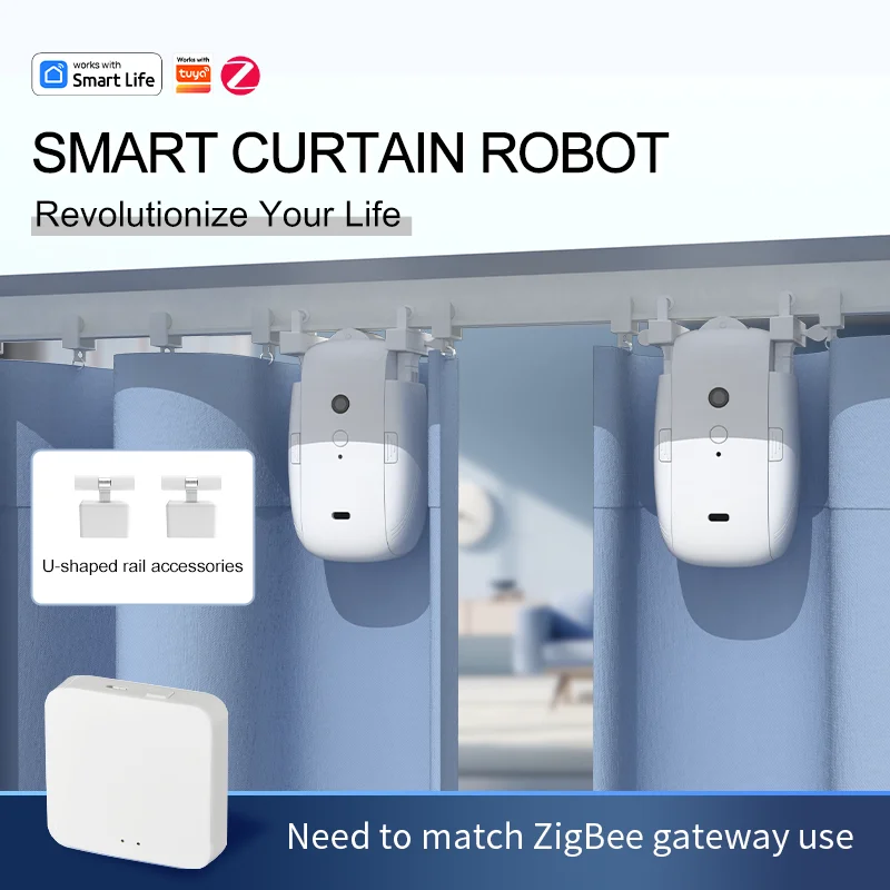 Zigbee-Robot controlador de cortina inteligente, Motor de cortina ...
