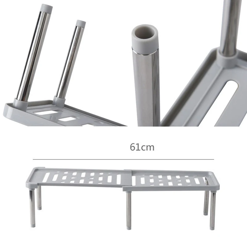 Étagères De Rangement Réglables Pour Placard De Cuisine, Gain De Place ...