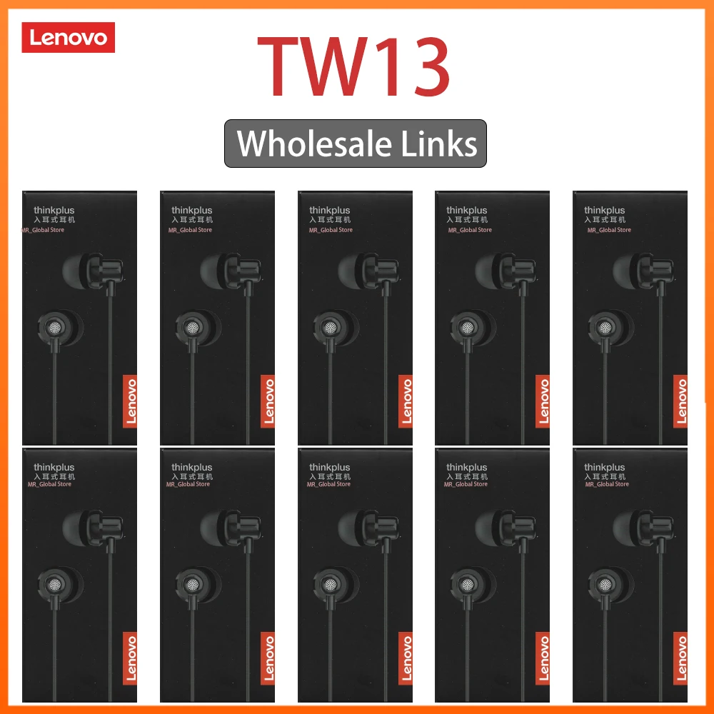 Lenovo-10PCS-TW13-Wired-Headphone-3-5mm-Headset-Music-Earphone-With-Microphone-Noise-Cancelling ...