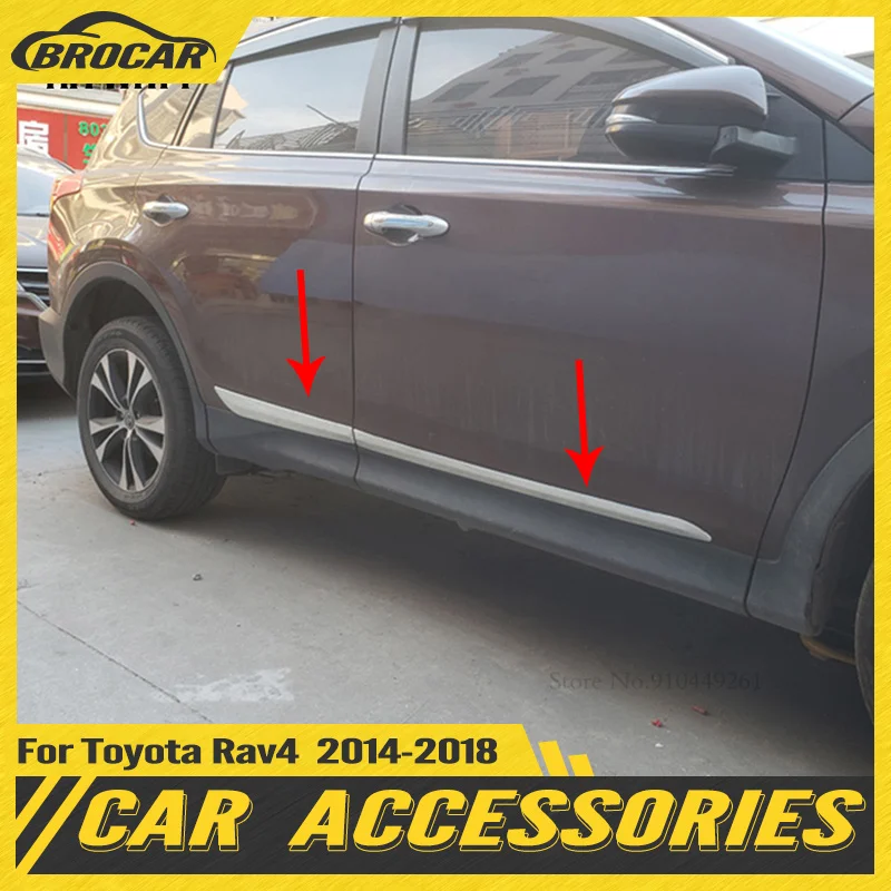 Fit-For-Toyota-RAV-4-RAV4-2014-2015-2016-2017-2018-ABS-Side-Door-Body ...