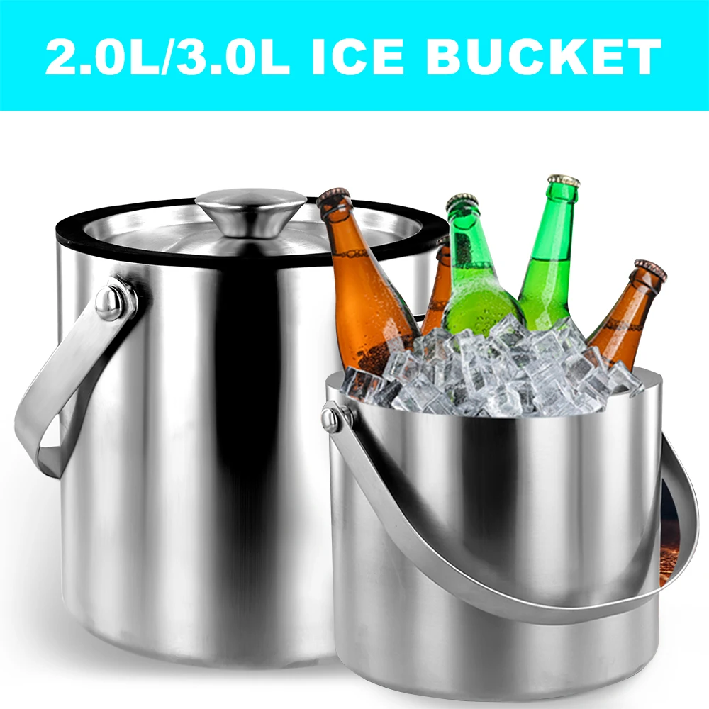 Ice-Bucket-Ice-Cube-Container-2-0-3-0L-Stainless-Steel-Insulated-Ice ...