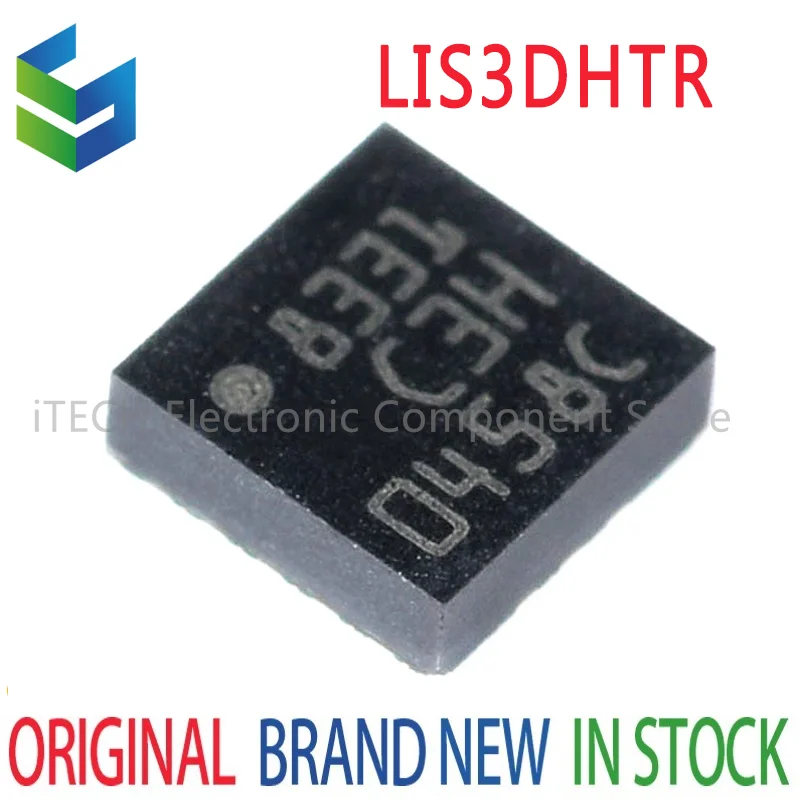 5Pcs-LIS3DHTR-LIS3DH-LGA16-Silk-Screen-C3H-Acceleration-Sensor-IC-Chip ...