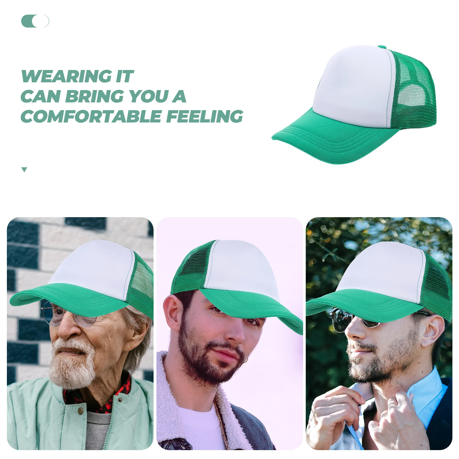 Sublimated Baseball Cap Sublimation Hats Blank Mesh for Men Caps Heat ...