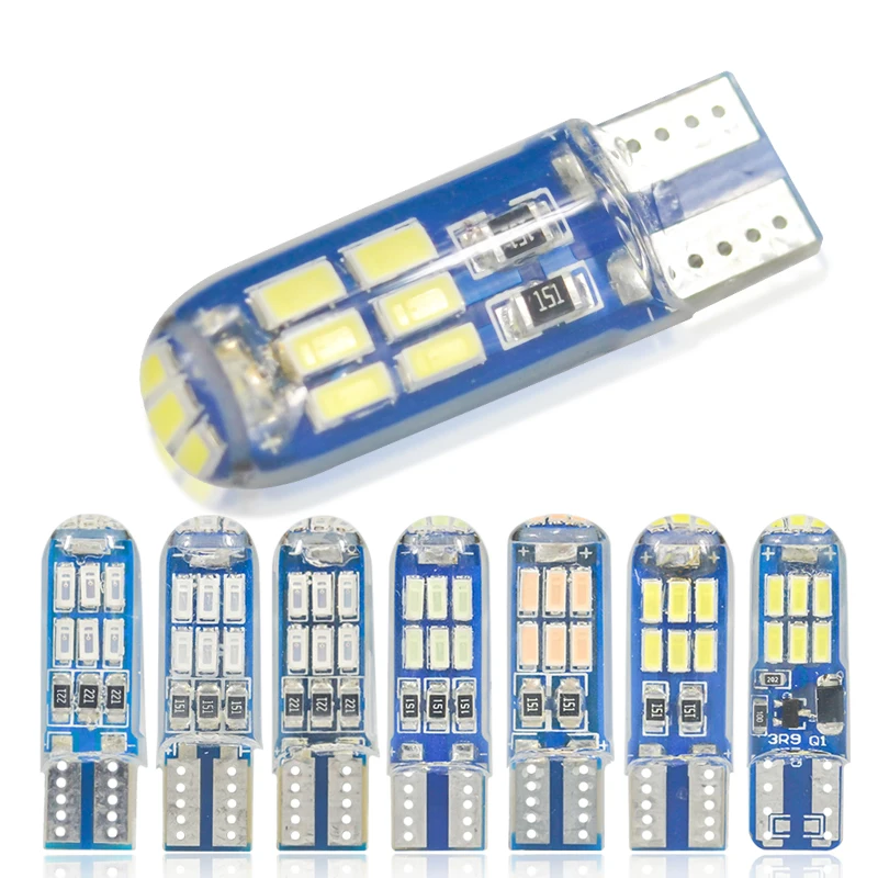 2/4/10pcs Led Strobe light T10 w5w led Signal light Taillight flash ...