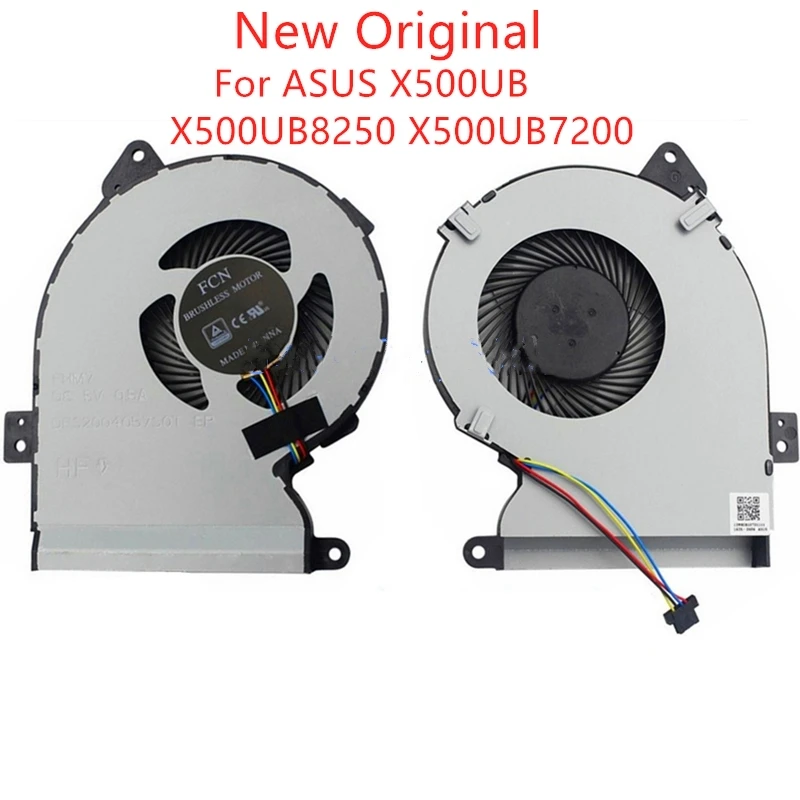 New Original Laptop CPU Cooling Fan For ASUS X500UB X500UB8250 X500UB7200 Fan DFS2004057SOT ...