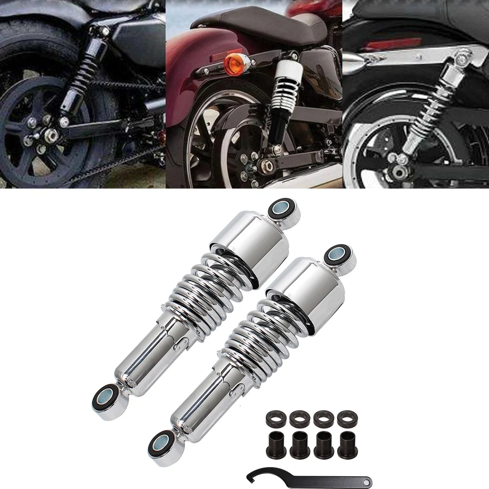 Motorcycle-267mm-Rear-Shock-Absorbers-Adjustable-Suspension-Shocks ...