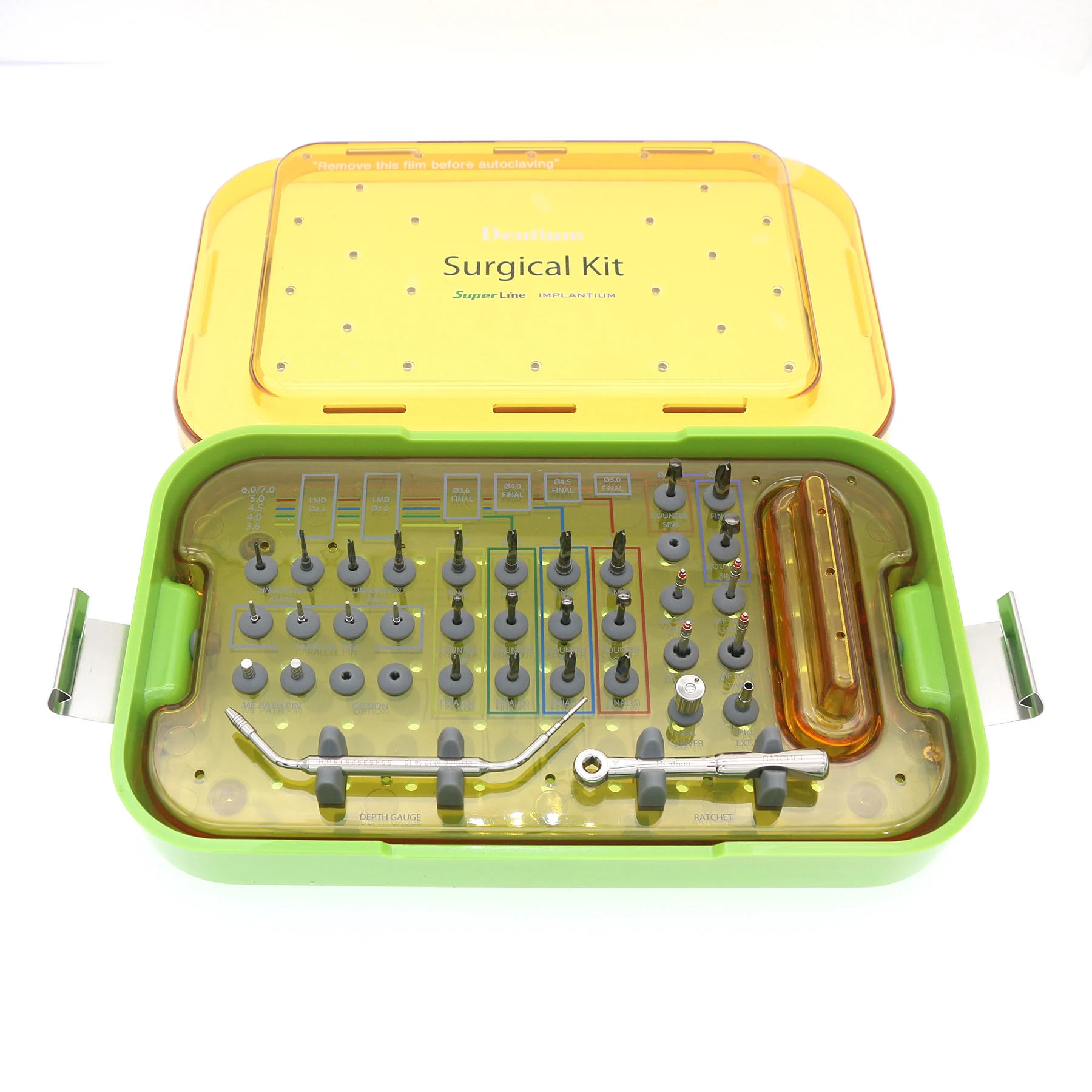 Dentium-Instrument-Tool-Kit-Dental-Surgical-Kit-UXIF-SuperLine-Implant ...