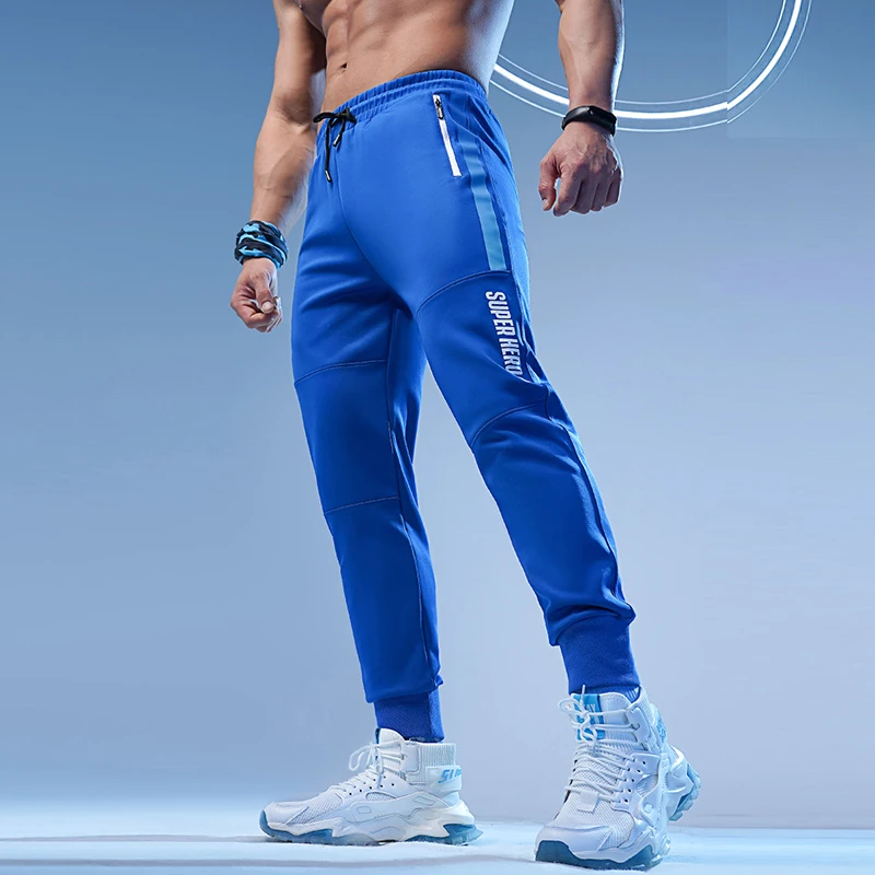 Sport Pants Men Running Pants With Zipper Pockets Men Training And ...