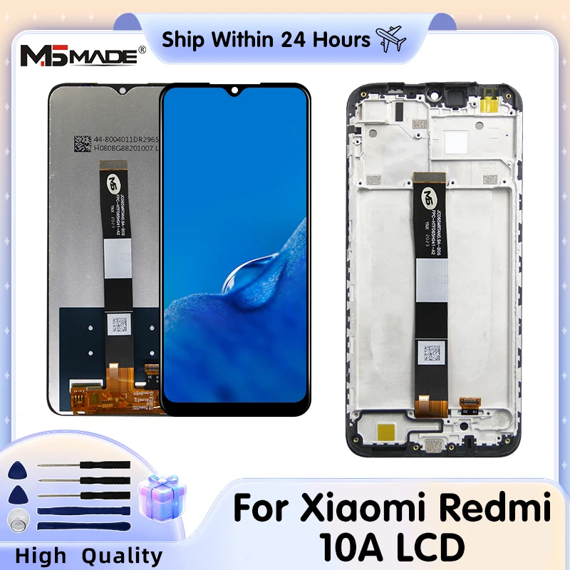 6,53'' Para Xiaomi Redmi 10A 220233 L2C 220233 Tela LCD L2G Digital ...