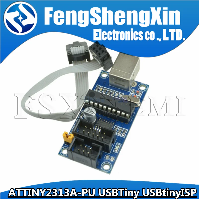 ATTINY2313A-PU-USBTiny-USBtinyISP-AVR-ISP-Programmer-Bootloader-For-Arduino-IDE-Meag2560-UNO-R3 ...