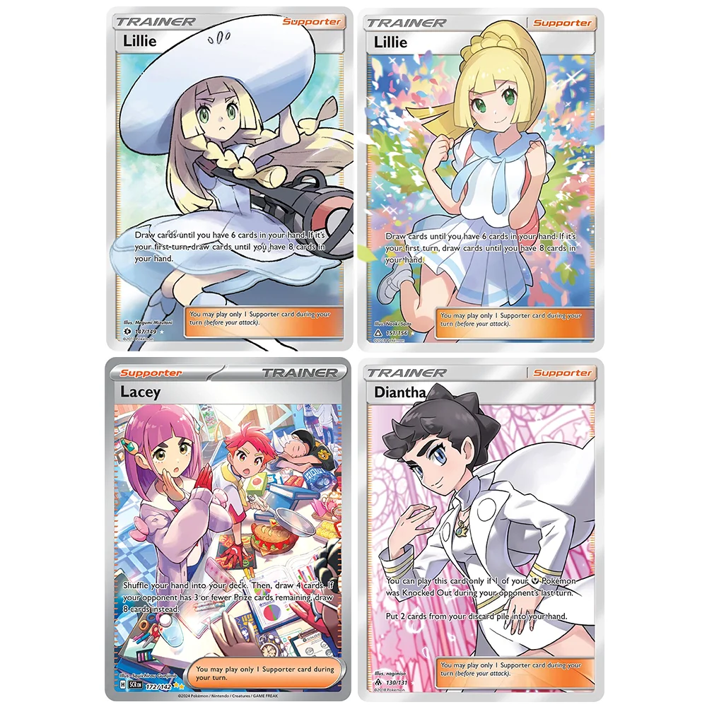 4PCS PKM Proxy Cards Lana Gardenia Diantha Zinnia Mars Lillie Cynthia ...