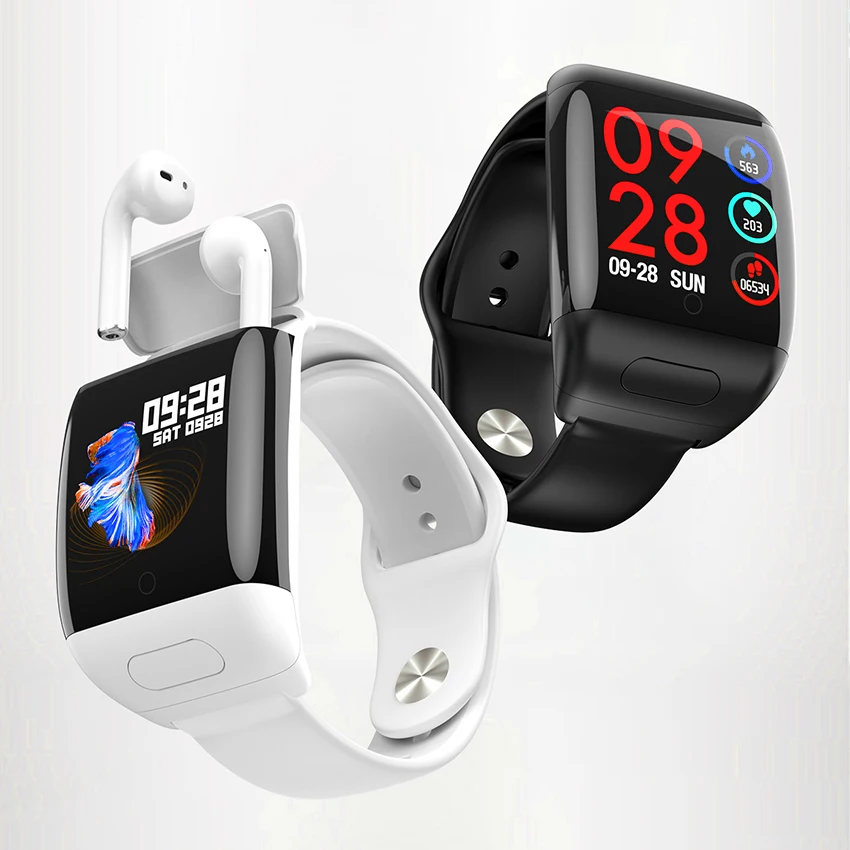 Type-c-smart-watch-with-tws-earphone-heart-rate-function-BT-wireless ...