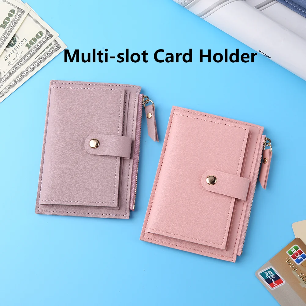 Mini-Women-Wallets-Card-Wallets-Multi-slot-Card-Holder-PU-Leather ...