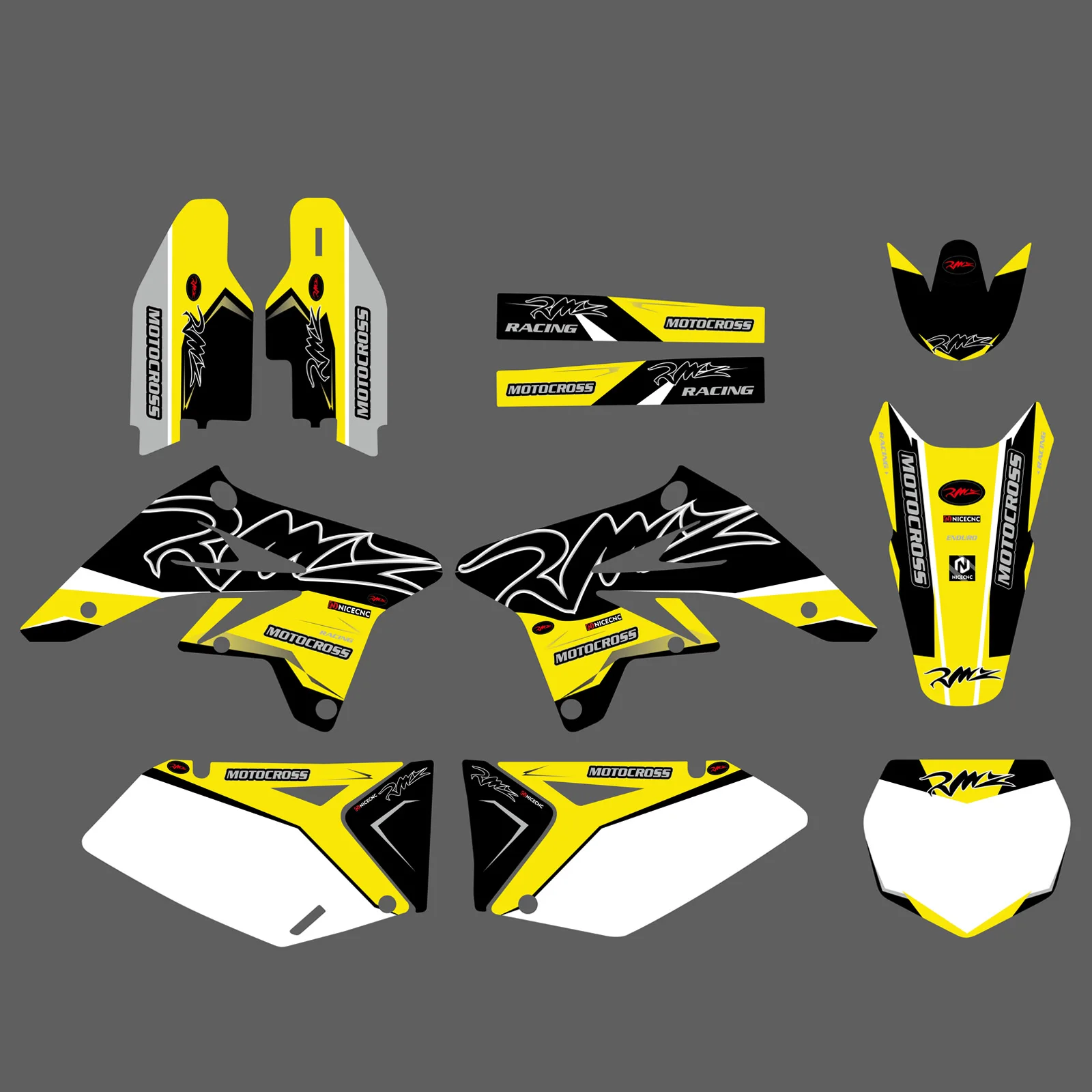 For-Suzuki-RMZ250-RMZ-RM-Z-250-2007-2008-2009-Motorcycle-Fairing ...