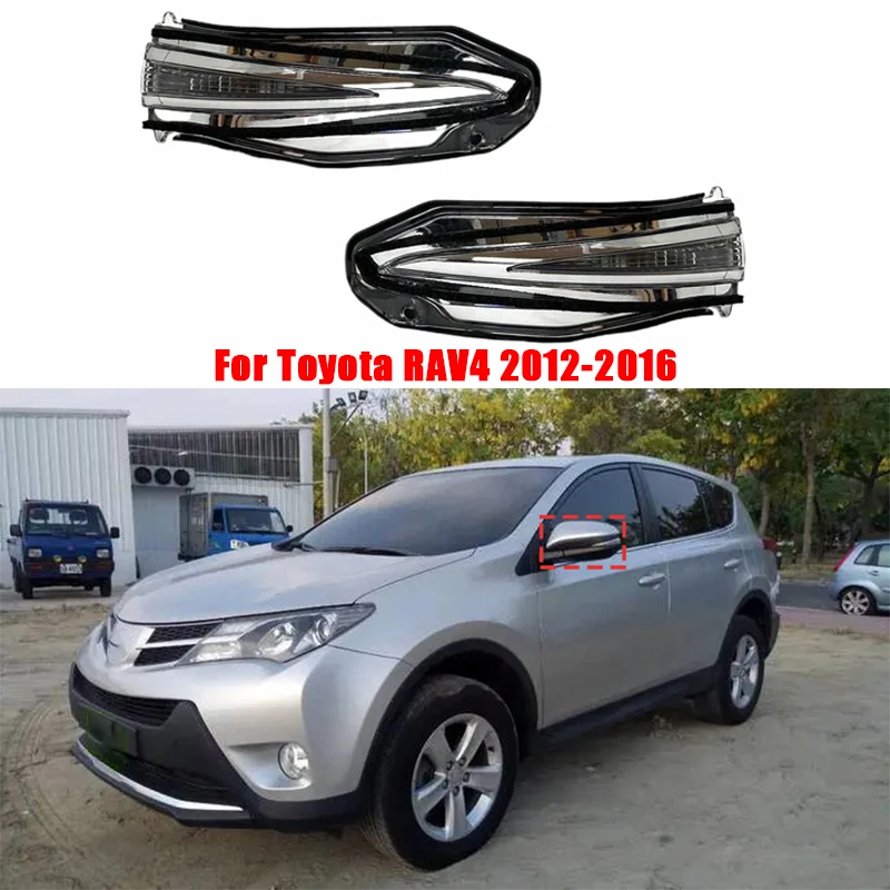 For Toyota RAV4 2012-2016 Left Right Rearview Mirror Repeater Lamp LED ...
