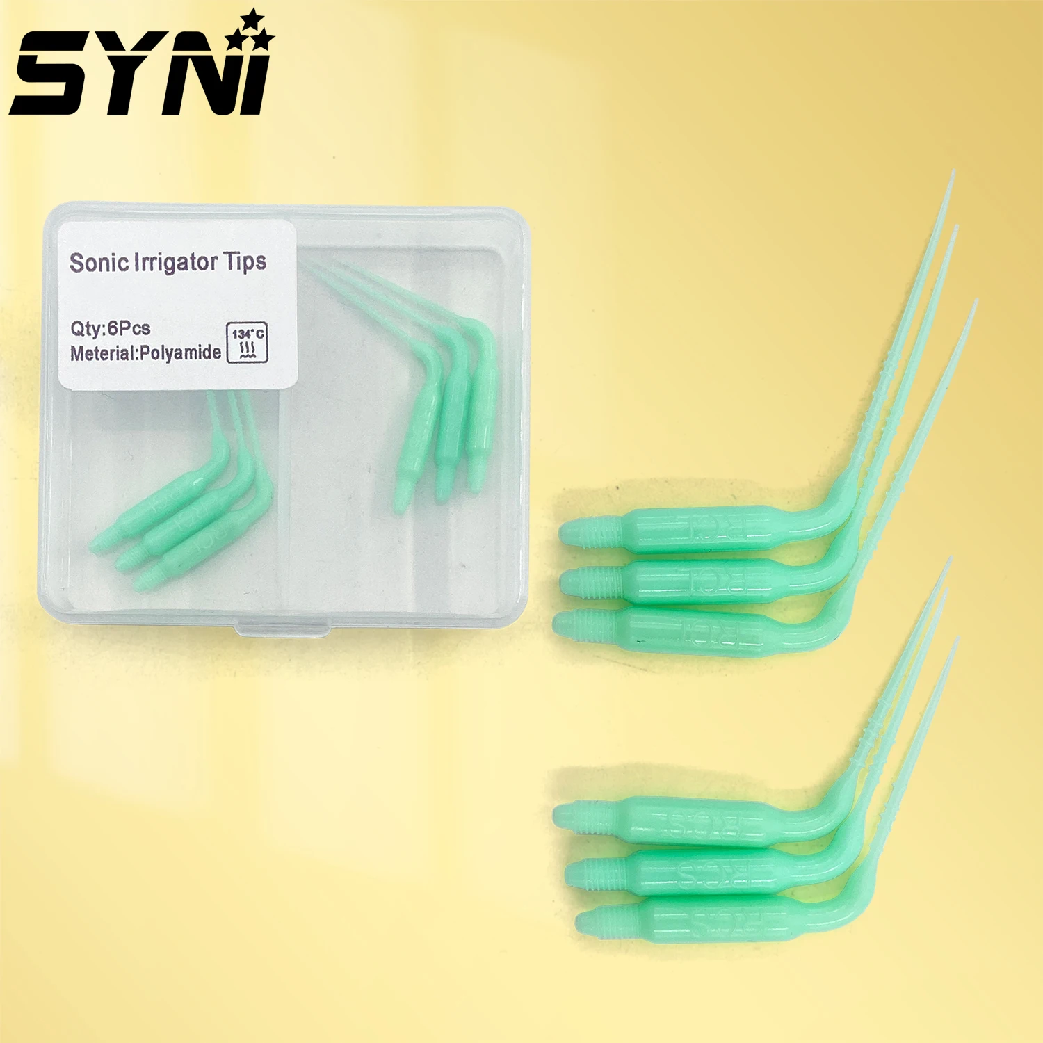 6Pcs-Dental-Plastic-Sonic-Powered-Endo-Irrigation-Tips-Fit-For ...