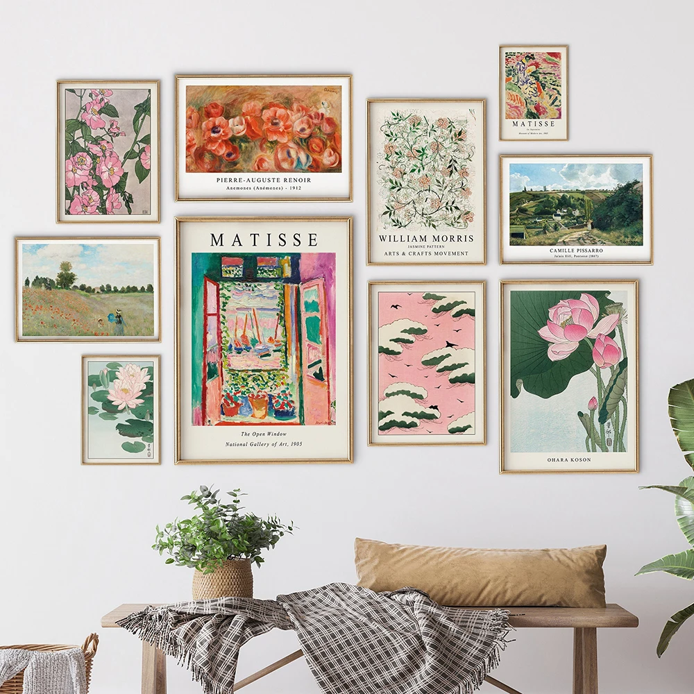 Gallery-Wall-Art-Eclectic-Print-Vintage-Landscape-Poster-Maximalist ...