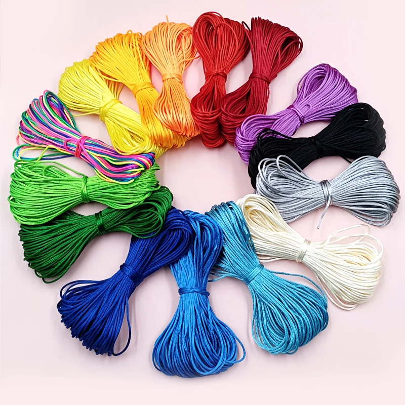 20m-Roll-2mm-Chinese-Knot-Silk-Thread-Pendant-Bracelet-Necklace ...
