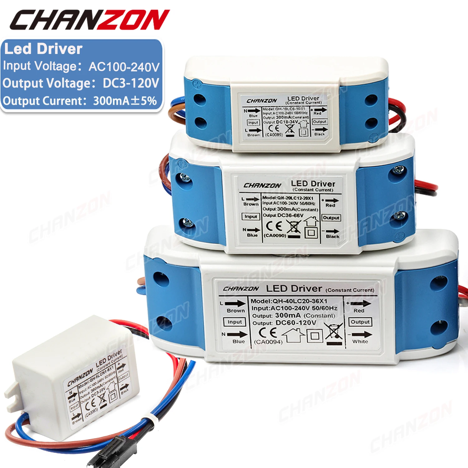 6W-10W-20W-36W-300Ma-Isolation-Led-Driver-Constant-Current-Lamp-Power ...