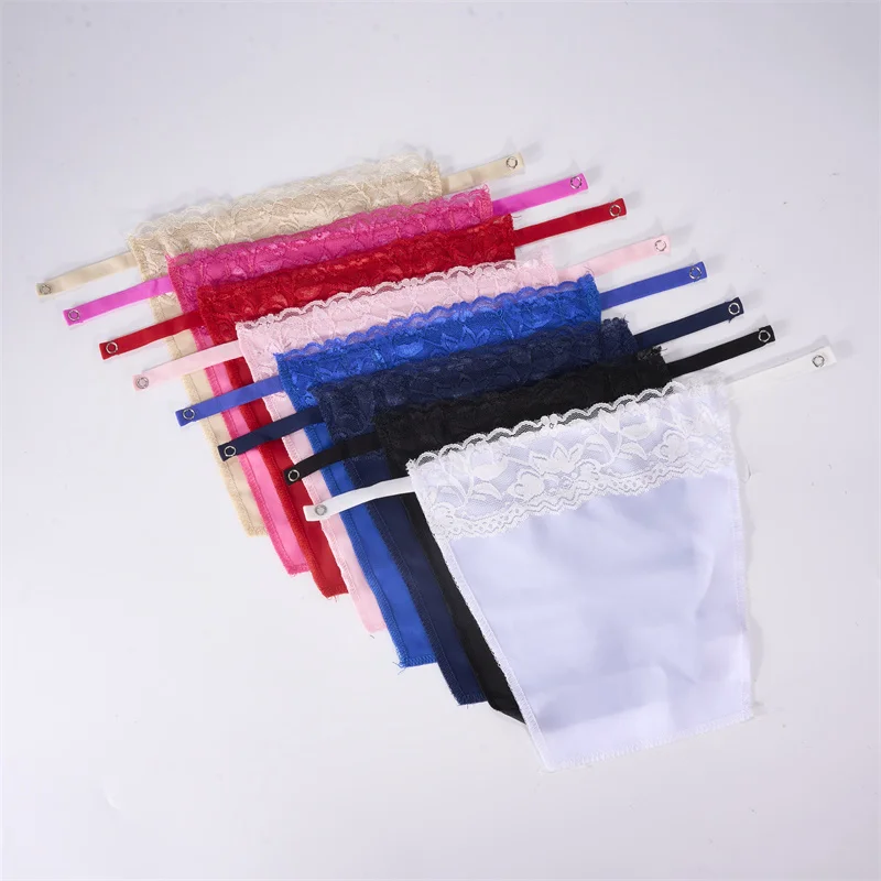 Ladies-Lace-Clip-On-Mock-Camisole-Bra-Insert-Wrapped-Chest-Bra-Tops ...