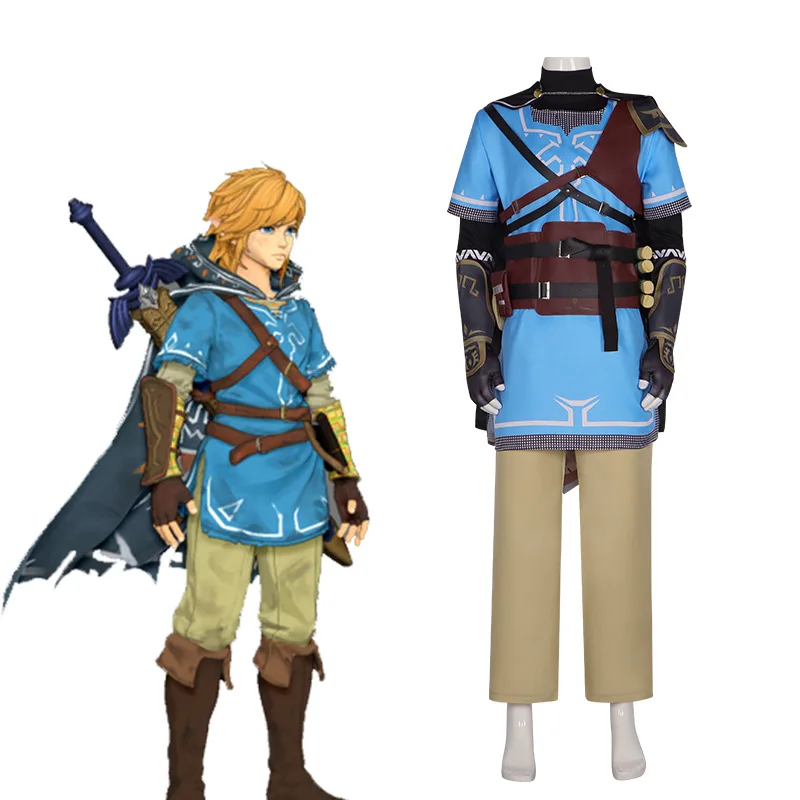 Mens-Game-Tears-Link-Cosplay-Costume-Full-Set-Halloween-Carnival-Party ...