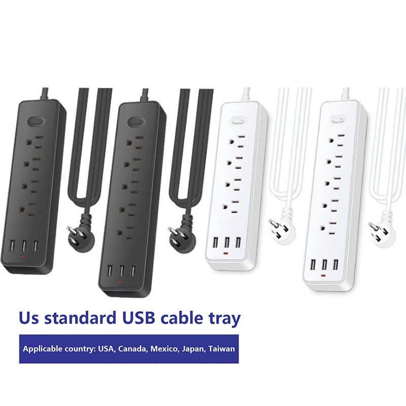 Power-Strip-US-Plug-AC-Outlets-Multitap-Electrical-Socket-Extension ...