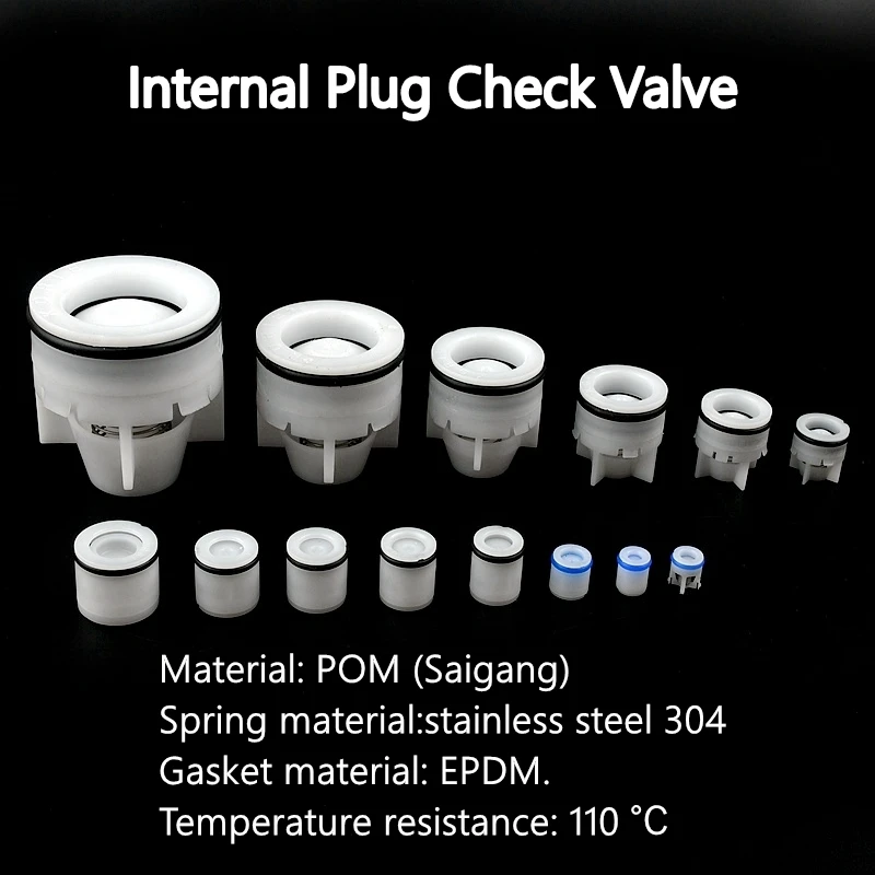 2-15PCS-O-D-8-20mm-Inner-Plug-Check-Valve-Pipe-Spring-Check-Fittings ...