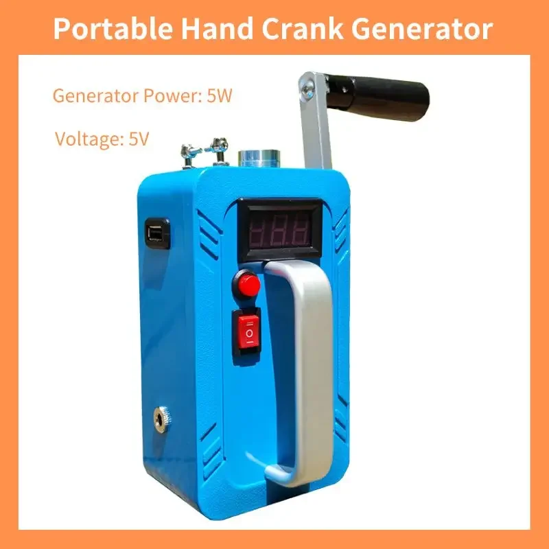 Portable-Hand-Crank-Generator-DC-USB-5V-5W-Small-Appliances-Charging ...