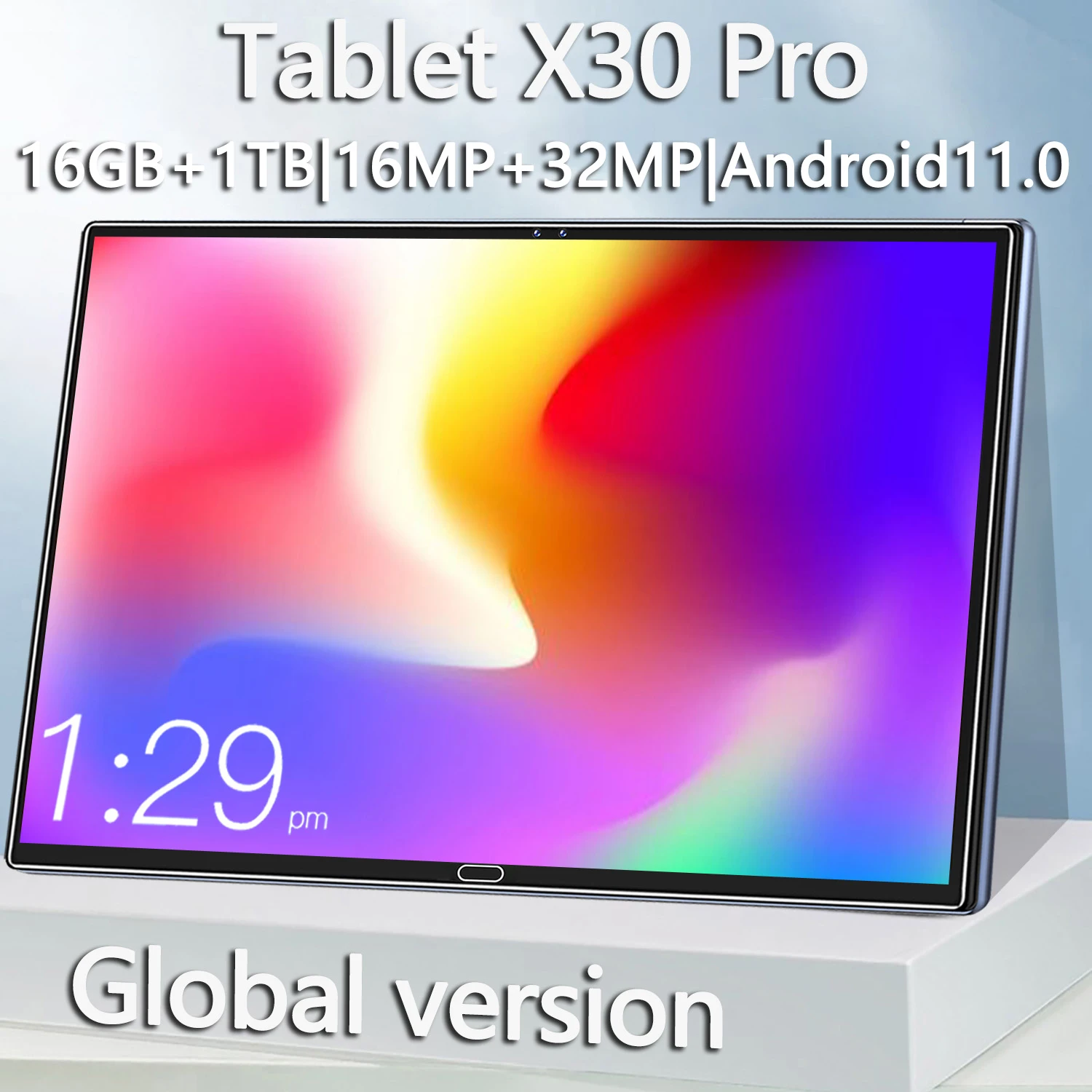 2022 New X30 Pro 4g 5g Network11.6 Inch 16gb+1tb 16mp+32mp Mtk6797 Wifi ...