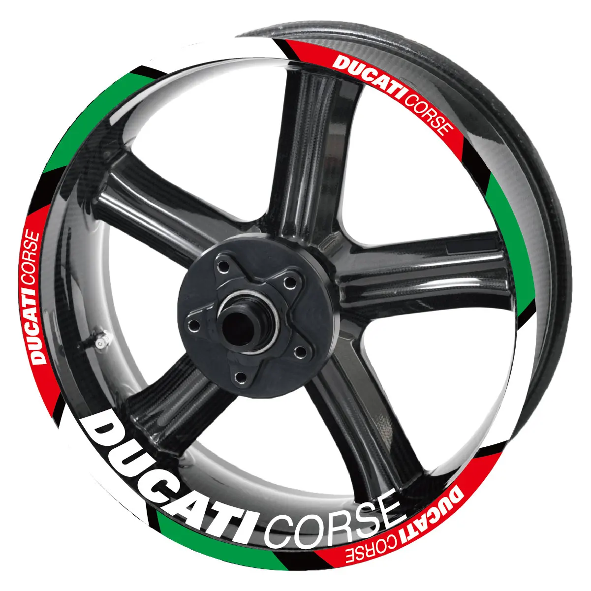 Ducati Corse Motorcycle Rims Stickers | Ducati Corse Sticker Wheel Rim ...