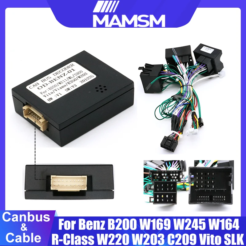 CANbus-Box-Adaptor-Decoder-For-Benz-B200-W169-W245-W164-R-Class-W220 ...