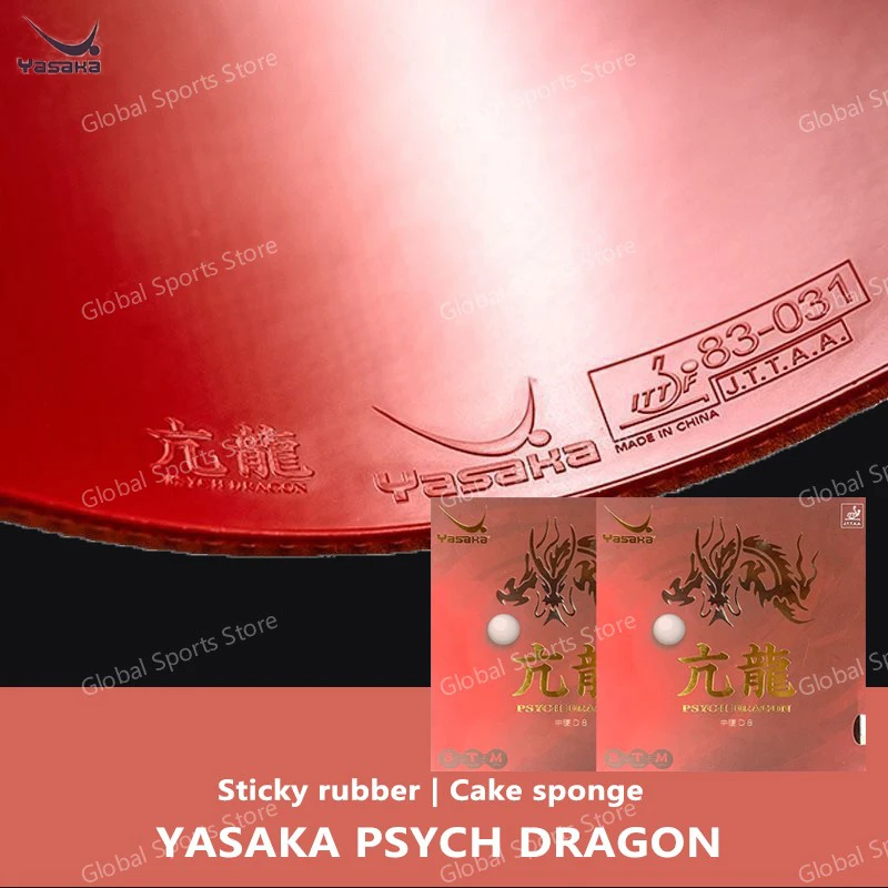 Original Yasaka PSYCH DRAGON Table Tennis Rubber Sticky Rubber Ping ...