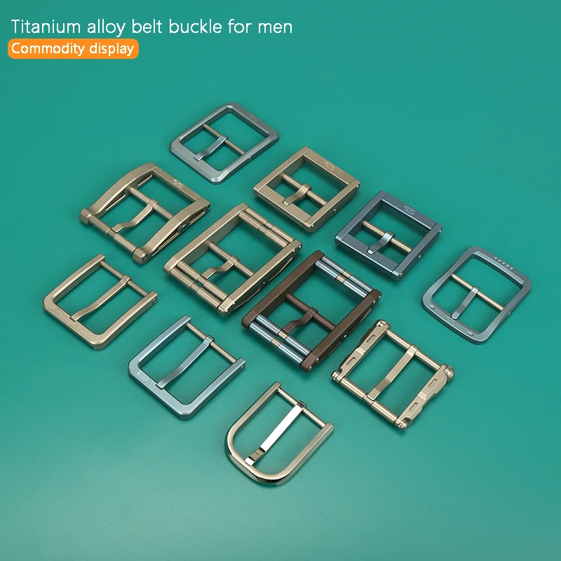 Titanium Alloy Belt Buckle Pin Buckle Zigzag Buckle Color High-grade ...