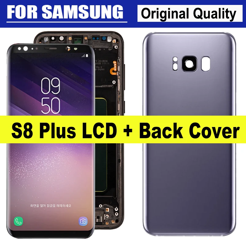 100% original amoled display para samsung galaxy s8 plus lcd s8 plus ...