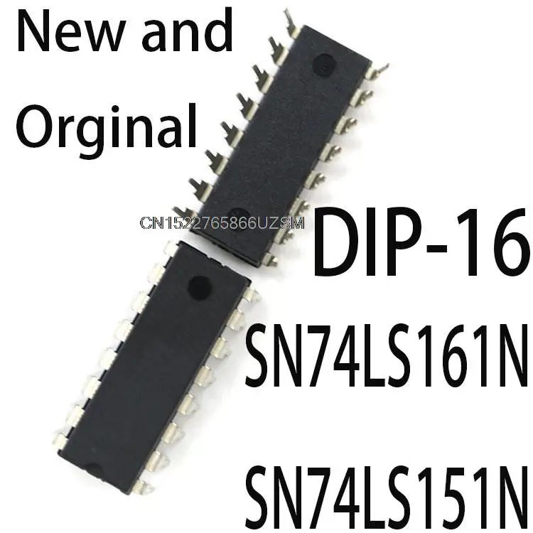 10PCS-New-and-Original-74LS161-DIP-HD74LS161AP-DIP-16-SN74LS161N-SN74LS151N-SN74LS157N ...