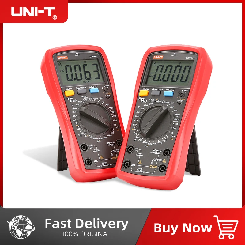 UNI-T-UT890C-UT890D-Digital-Multimeter-True-RMS-Digital-Multimeter ...