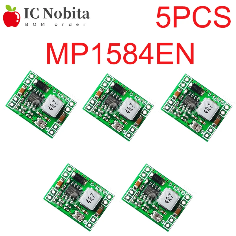 5PCS-MP1584EN-LM2596s-MP1584-Adjustable-3A-DC-DC-Converter-Step-Down ...