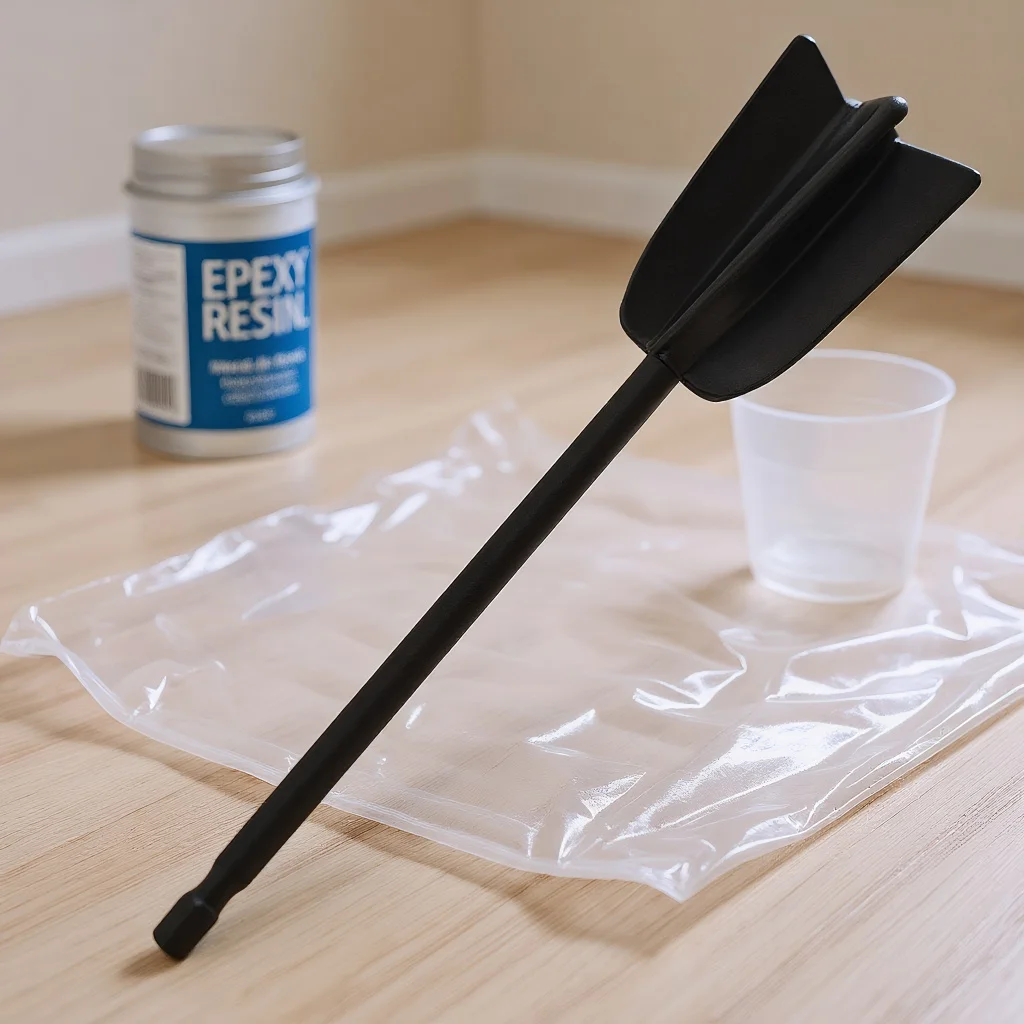 Epoxy Resin Mixing Tools: Plastic Stir Rods for Drill Attachment and ...