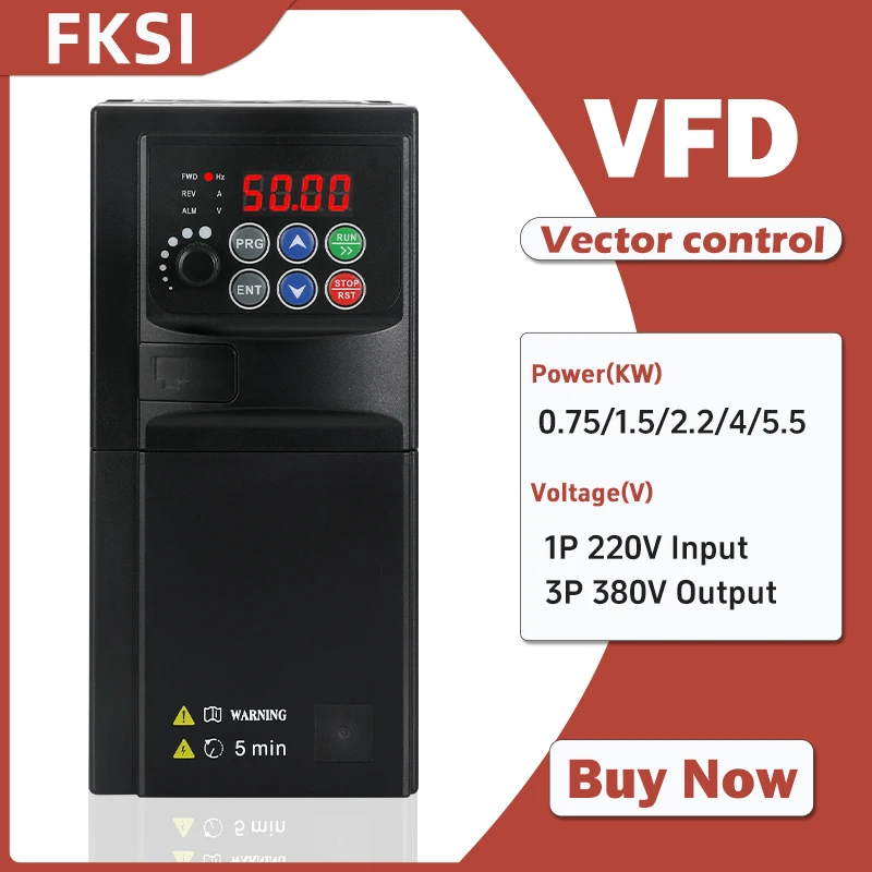 SUSWE-SU600-VFD-1ph-220V-Input-To-3ph-380V-Output-0-75-5-5KW-Frequency ...