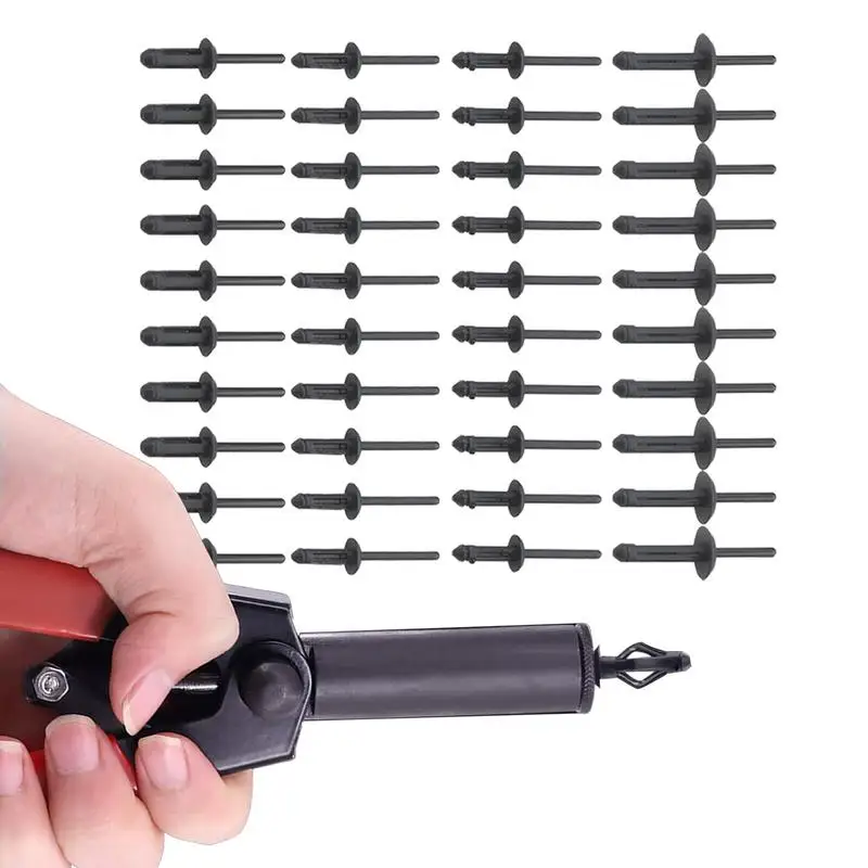 Manual-Riveter-Tool-Professional-Riveter-Tool-With-40Pcs-Nylon-Blind ...