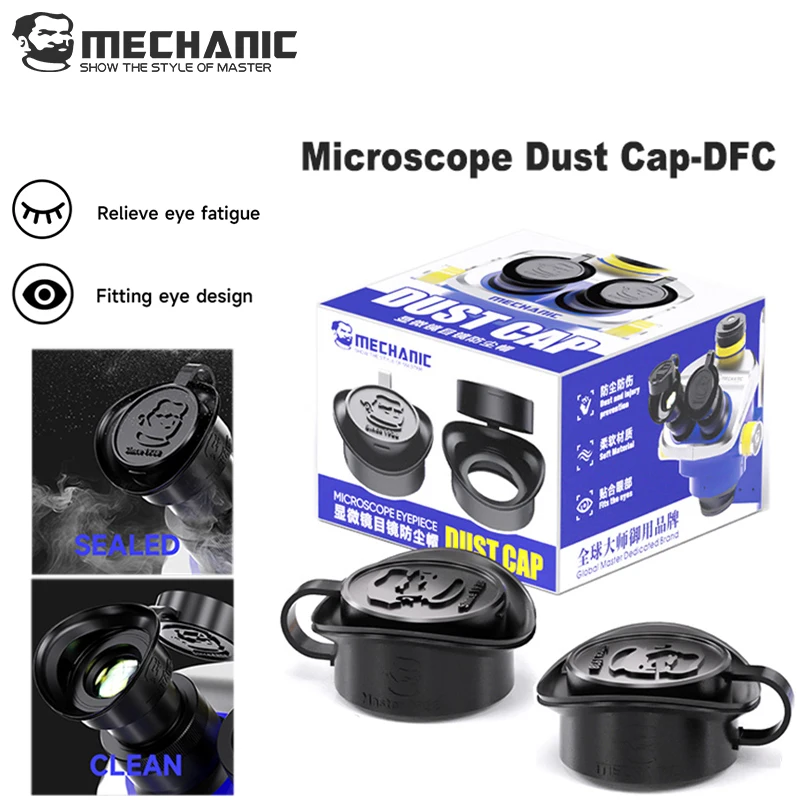 ‌MECHANIC DFC Microscope Dust Cover Soft Silicone Eye Protection Anti ...