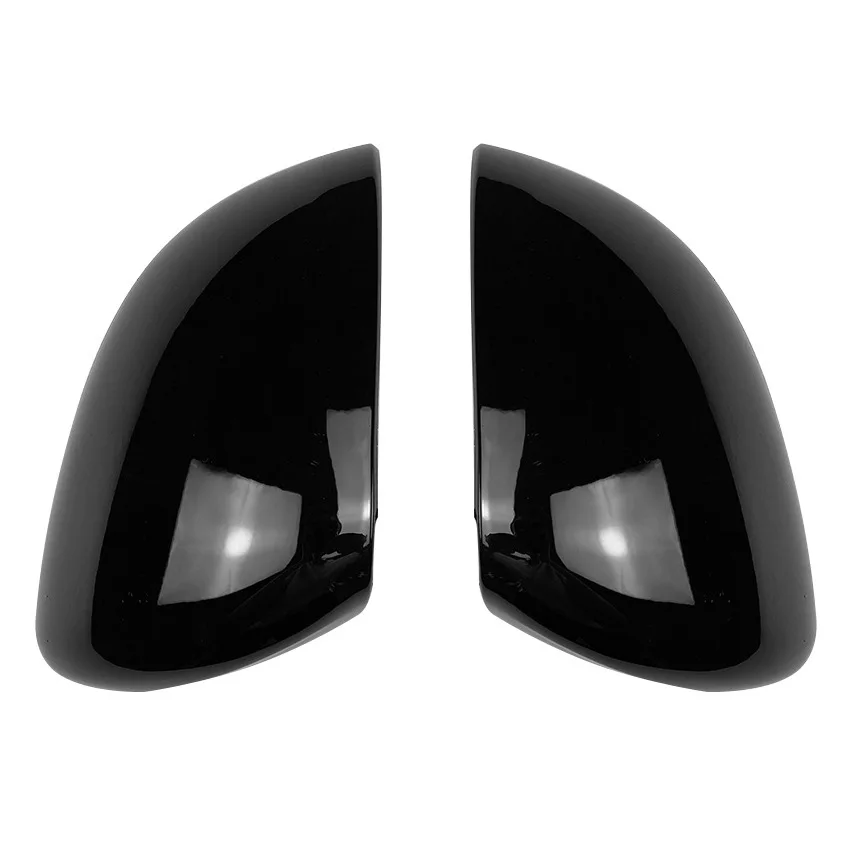 Gloss-Black-Side-Door-Rearview-Mirror-Cover-Cap-for-Mercedes-Benz-C ...